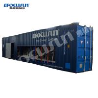 China 33.9KW Industrial Mobile Container Block Ice Machines with 10 Tonnes/Day Capacity for sale