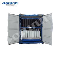 China 33.9KW Industrial Mobile Container Block Ice Machines with 10 Tonnes/Day Capacity for sale