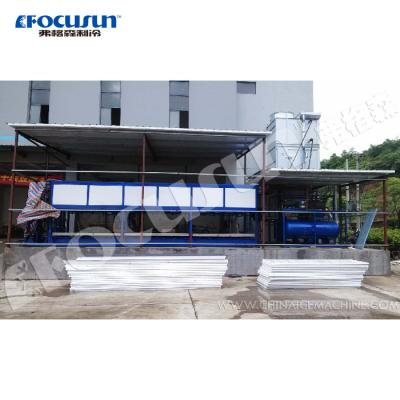 China Focusun 15 Ton Direct Cooling Block Ice Machine with Automatic Energy Saving Features for sale