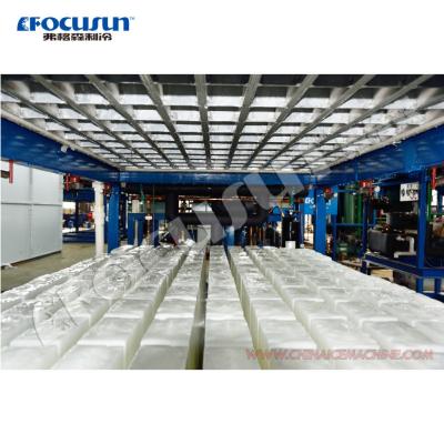 China Direct Cooling 5 Ton Block Ice Maker for Industrial PLC Control 6200*2000*2250mm Size for sale