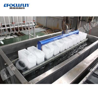 China 25tons Refrigeration Gas R404a/R22 Brine System Big Cube Ice Block Machine for Africa for sale