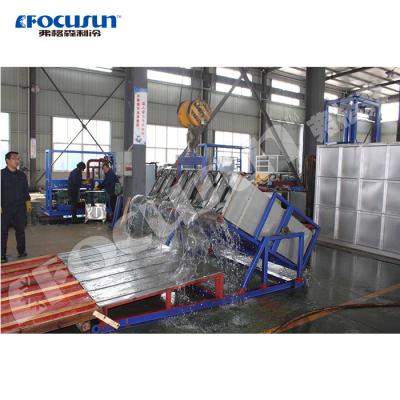 China Energy-saving 2.7kw 124.3kw Brine System Block Ice Maker for Large Scale Ice Sculpture for sale