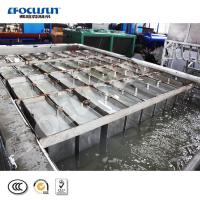 China Motor-driven 10 ton FIB-WHB Brine Cooling Block Ice Machine for Water-Cooling System for sale