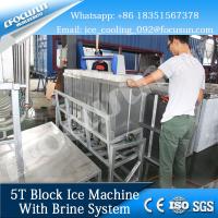 China Hotels Brine System Ice Block Ice Machine Maker with Engine Core Components in 2022 for sale