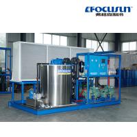 China 15T Flake Ice Machine with Eco-Friendly R404A Refrigerant and Evaporative Cooling for sale