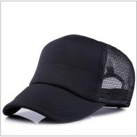 China Polyester Sports Trucker Cap Embroidered 5 Panel Hat Curved Brim for sale