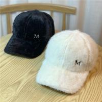 China Embroidered Rabbit Hair Hat Keep Head Warm In Winter Washable for sale