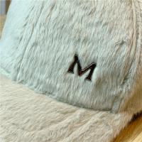 China Embroidered Rabbit Hair Hat Keep Head Warm In Winter Washable for sale