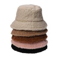 China Warm Lamb Bucket Hat Outdoor Winter Hat Customized Service Accepted for sale