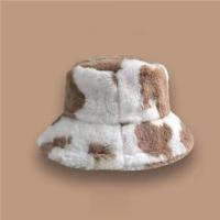 China Cow Pattern Lamb Hat  For Winter Custom Brand Service Accepted for sale