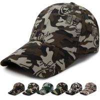 China Adjustable Baseball Cap Camouflage Pattern Curved Brim Unisex Outdoor for sale