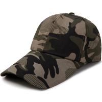 China Adjustable Baseball Cap Camouflage Pattern Curved Brim Unisex Outdoor for sale