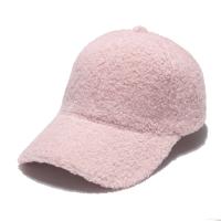 China Customized Faux Rabbit Fur Hat Unisex Winter Warm Baseball Cap for sale
