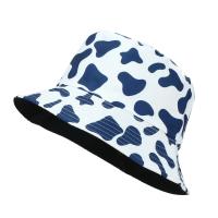 China Cow Pattern Fisherman Bucket Hat Multi Color Wear Resistant Sun Protection for sale