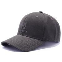 China Curved Cotton Baseball Cap With Delicate Embroidery And Metal Back Closure for sale