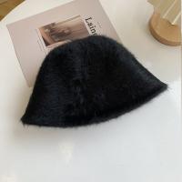 China Women Winter Rabbit Hair Hat Washable Custom Service Accepted for sale