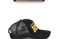China Multi Color Poly Mesh Baseball Caps with Plastic Button Closure for sale