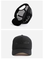 China Black Sports Trucker Cap Breathable  Wear Resistant For Truck Driver for sale