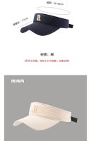China Multiple Color Sports Sunscreen Hat With Adjustable Back Closure for sale