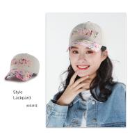 China Decorative Women Baseball Cap Prevent Sand With Metal Back Closure for sale