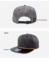 China Gray Or Black Hip Hop Hat For Men Stylish Breathable Washable for sale