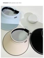 China Sun Protection Outdoor Sunscreen Hats Breathable White Black Blue for sale