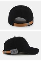China Adult Cotton Baseball Cap Metal Back Closure  Baseball Hat for sale
