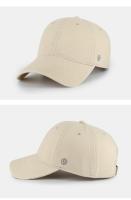 China Adult Cotton Baseball Cap Metal Back Closure  Baseball Hat for sale