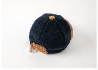 China Black And Brown Faux Rabbit Fur Hat Adjustable To Keeping Head Warm for sale
