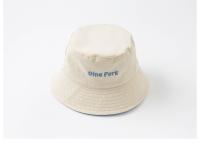 China Bear Pattern Fisherman Hat Blue Or White Color Outdoor Fisherman Style Hat for sale