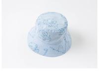 China Bear Pattern Fisherman Hat Blue Or White Color Outdoor Fisherman Style Hat for sale