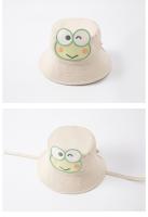 China Bear Pattern Fisherman Hat Blue Or White Color Outdoor Fisherman Style Hat for sale