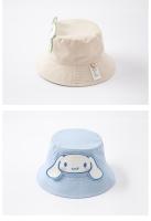 China Bear Pattern Fisherman Hat Blue Or White Color Outdoor Fisherman Style Hat for sale