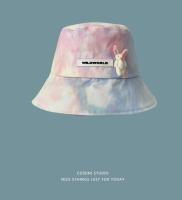 China Rainbow Color Lamb Bucket Hat Wear Resistant Washable Winter Headwear for sale