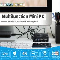 China Fanless Industrial Desktop Mini Computers PC J4125 N5105 8GB RAM for sale