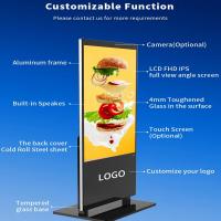 China Floor Standing Digital Signage Kiosk 55 Inch For Indoor Advertising for sale