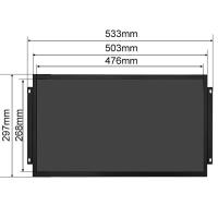 China Open Frame Industrial Panel PC , Embedded Touch Monitor 21.5 Inch 21 Inch 22 Inch for sale