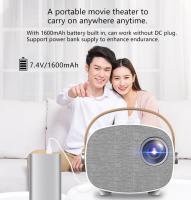 China Mobile Android Projector , 4K Wireless Screen Mirroring Projector With 30000h Led Life for sale