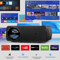 China 1080p Wifi Portable Android Projector 220 ANSI Lumens For Home Outdoor for sale
