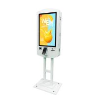 China Floor Standing Touch Screen POS Terminal , Restaurant Ordering Kiosk 27 Inch 32 Inch for sale