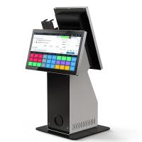 China Customized Dual Screen Kiosk , Payment Terminal Kiosk 15.6 Inch For Restaurant for sale