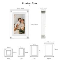 China 10 inch Acrylic Digital Photo Frame LCD IPS Screen desktop Video Display for sale