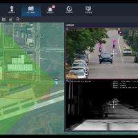 China Probe Enabled PTZ Thermal Imaging Camera Detector Formal Car Tripod Stand Installation for sale