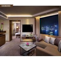 China Solid Hardwood Hotel Bedroom Suite Set 5 Star Hilton Furniture Package Custom for sale