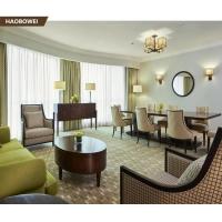 China Custom Hotel Lobby Furniture Set Living Room Sofa Chairs Tables Wood Carving Corner Units for sale