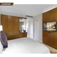 China 5 Star Hotel Bedroom Furniture Set Twin Size High Gloss JW Marriott Style for sale