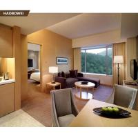 China Custom Hotel Lobby Furniture Set Living Room Sofa Chairs Tables Wood Carving Corner Units for sale