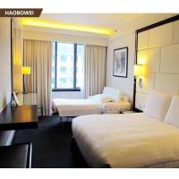 China 5 Star Hotel Bedroom Furniture Set Twin Size High Gloss JW Marriott Style for sale