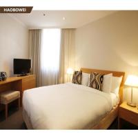 China 5 Star Hotel Bedroom Furniture Set Twin Size High Gloss JW Marriott Style for sale