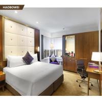 China 5 Star Hotel Bedroom Furniture Set Twin Size High Gloss JW Marriott Style for sale